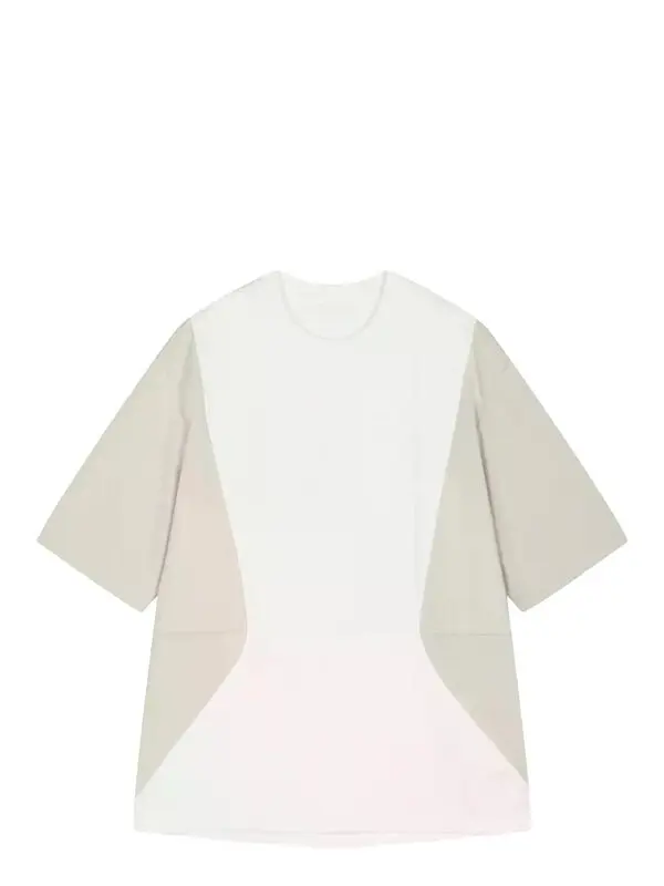 CROQUIS Colour-block T-shirt - White