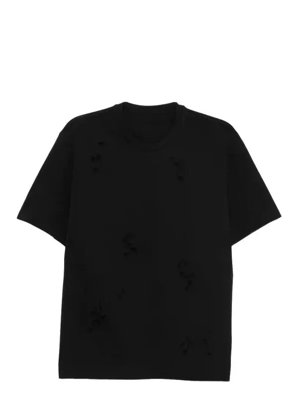 JNBY 3d Flower Cotton T-shirt - Black