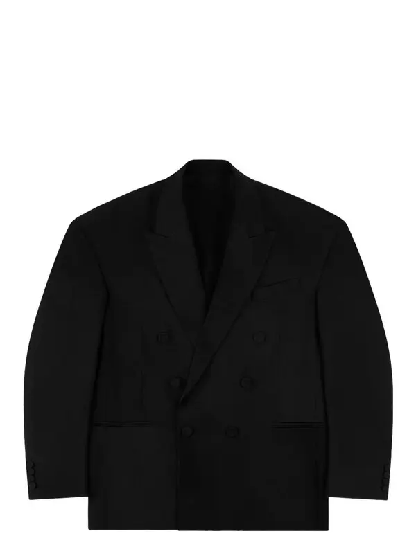 AREA Double-breasted Blazer - Black