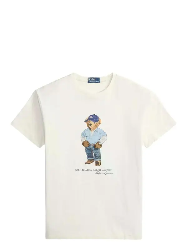 Polo Ralph Lauren Polo+bear Printed T-shirt - White