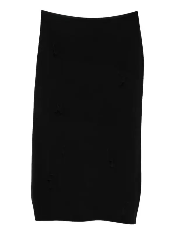 JNBY Arrow-embellished Midi Skirt - Black