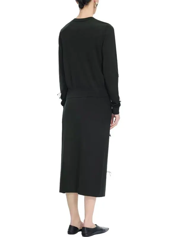 JNBY Arrow-embellished Midi Skirt - Black