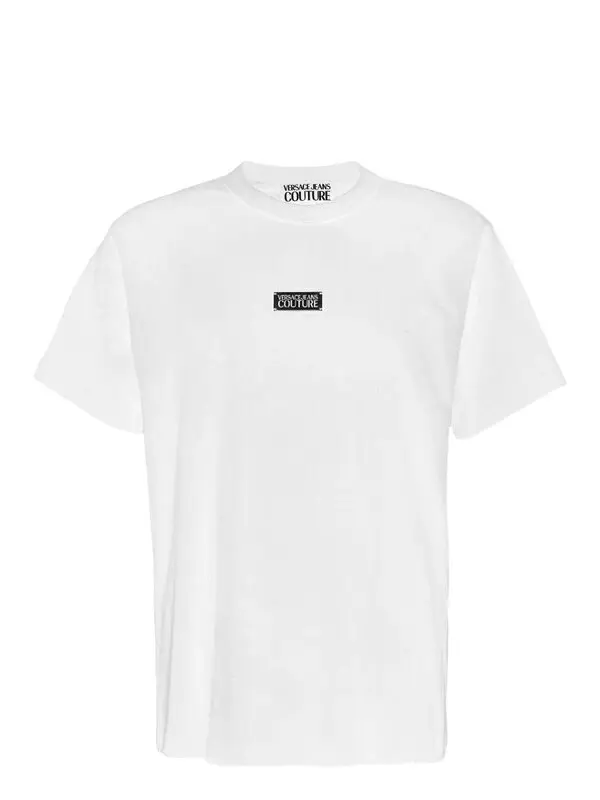 Versace Logo-patch Short-sleeve T-shirt - White