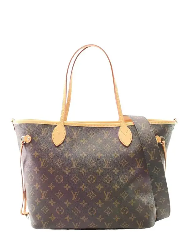 LOUIS VUITTON 2010-2026 Monogram Neverfull Bandouliere Inside Out Mm Tote Bag - Brown