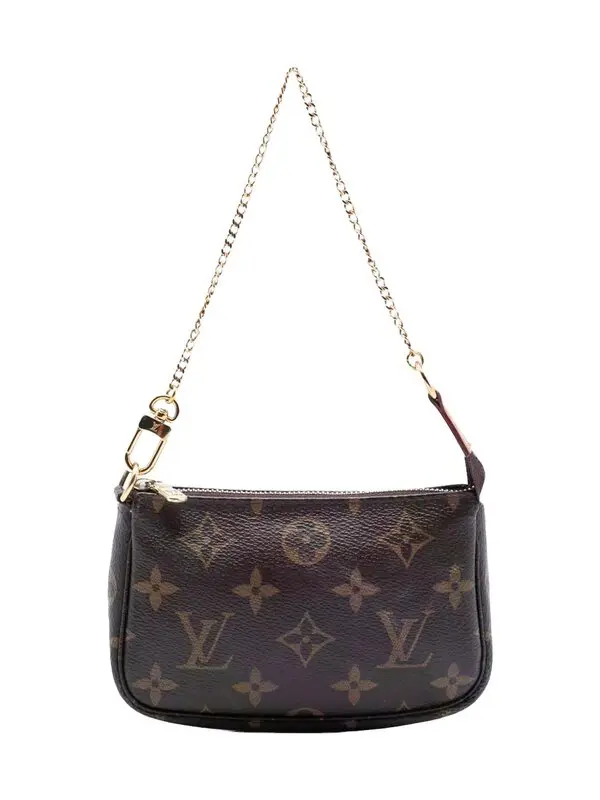 LOUIS VUITTON 2020 Monogram Mini Pochette Accessoires - Brown