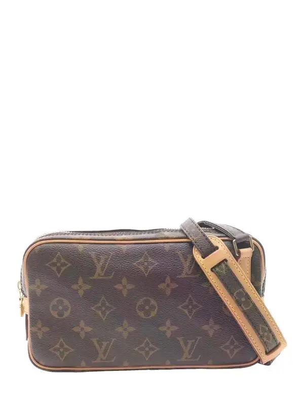 LOUIS VUITTON 2004 Monogram Marly Bandouliere - Brown