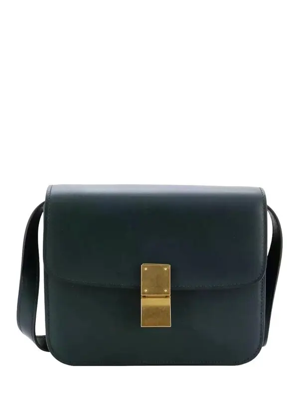 Celine Classic Box Teen Shoulder Bag - Green