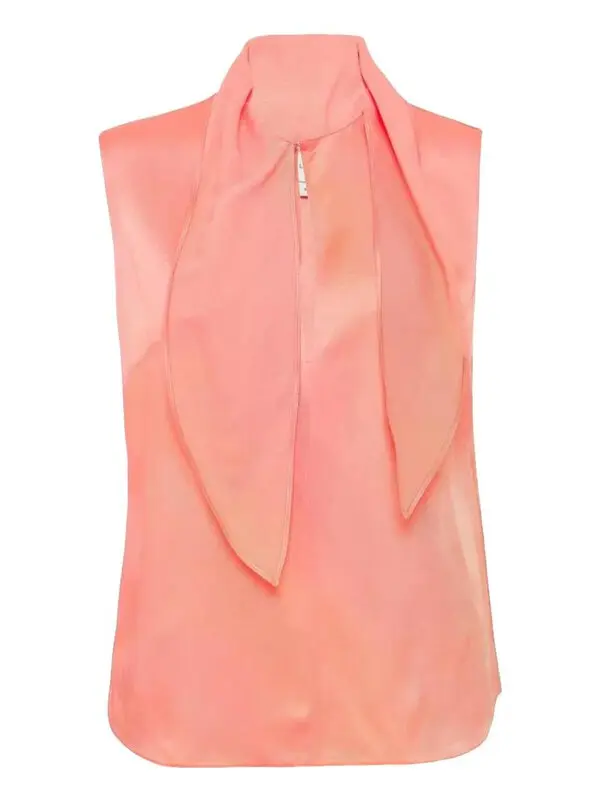 Stella McCartney Satin Tie Top - Pink