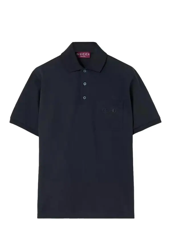 Gucci Chest-pocket Polo Shirt - Blue