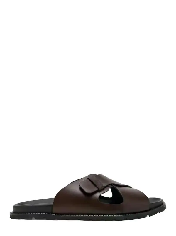 BARRETT Criss-cross Strap Sandals - Brown
