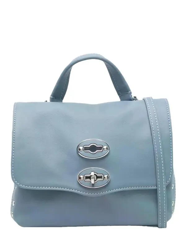 ZANELLATO Small Postina® Studded Tote Bag - Blue