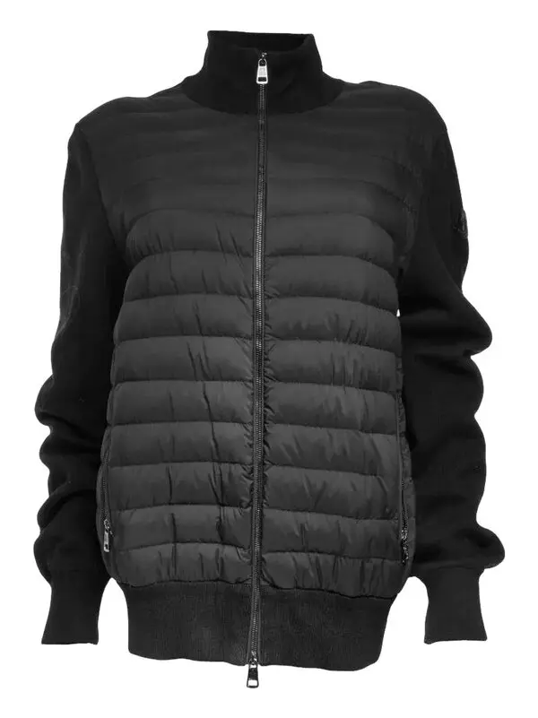 Moncler Ribbed Cotton Jacket - Black