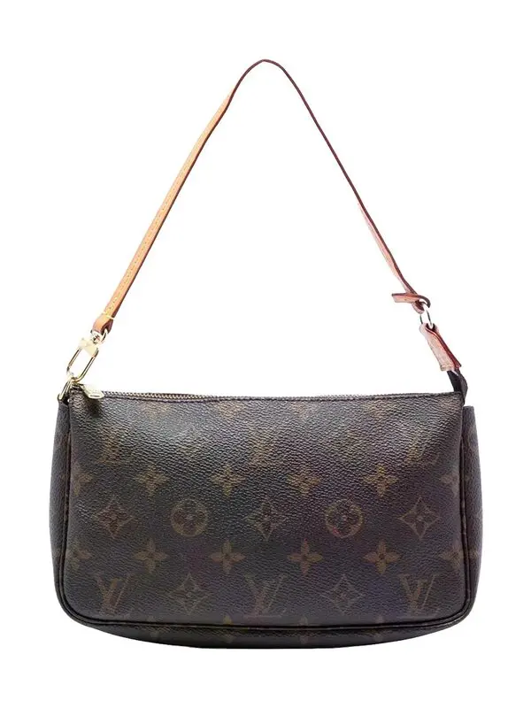LOUIS VUITTON 2000 Monogram Pochette Accessoires - Brown