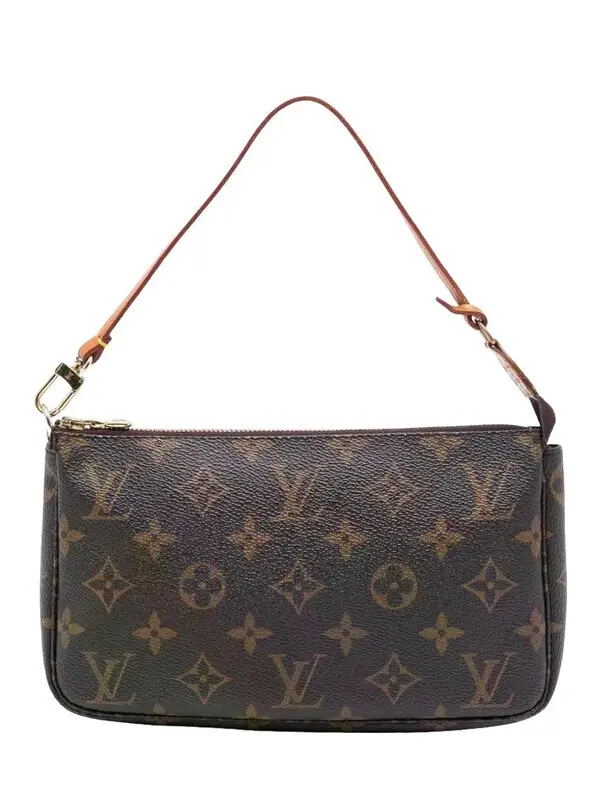 LOUIS VUITTON 1998 Monogram Pochette Accessoires - Brown