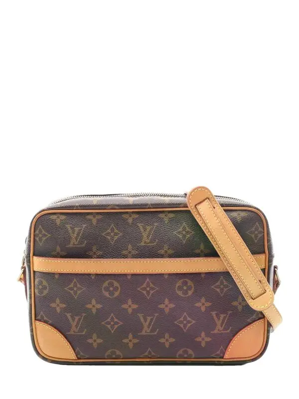 LOUIS VUITTON 2009 Monogram Trocadero 27 Crossbody Bag - Brown