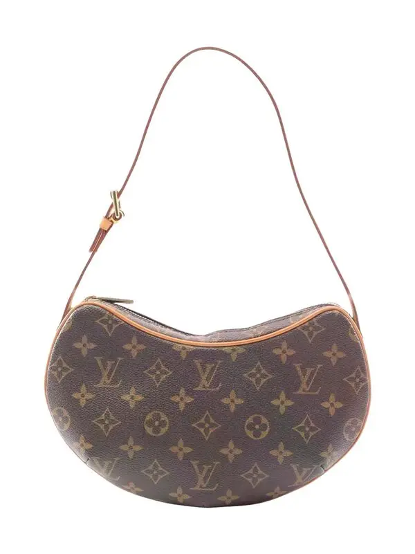 LOUIS VUITTON 2008 Monogram Croissant Pm Shoulder Bag - Brown