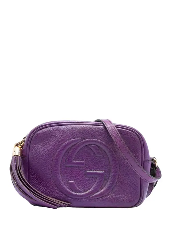 Gucci 2016-2026 Leather Soho Disco Crossbody Bag - Purple