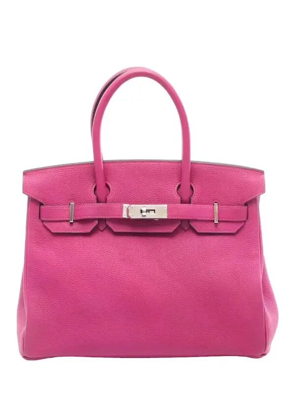 Hermès 2018 Togo Birkin 30 Handbag - Pink