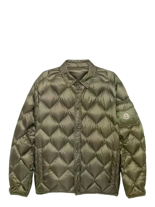 Moncler Moulleau Down Shirt Jacket - Green