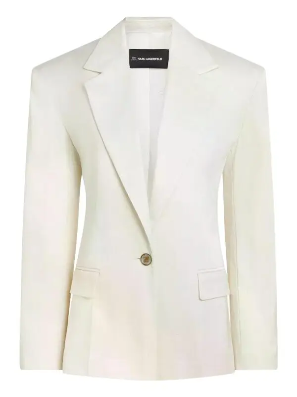 Karl Lagerfeld Studio Long-sleeve Blazer - Neutrals