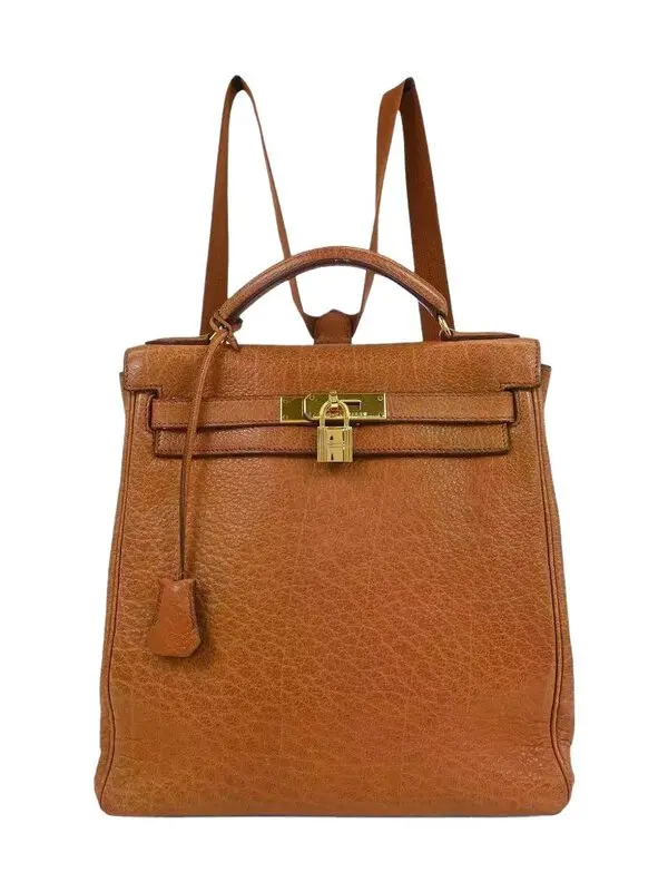 Hermès 2000 Gm Kelly A Dos Leather Backpack - Brown