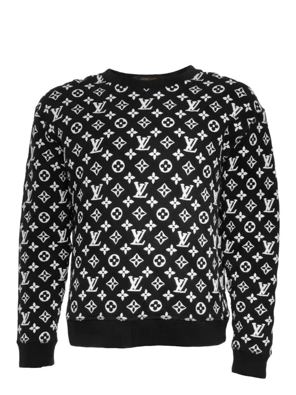 LOUIS VUITTON 2021 Monogram Sweater - Black