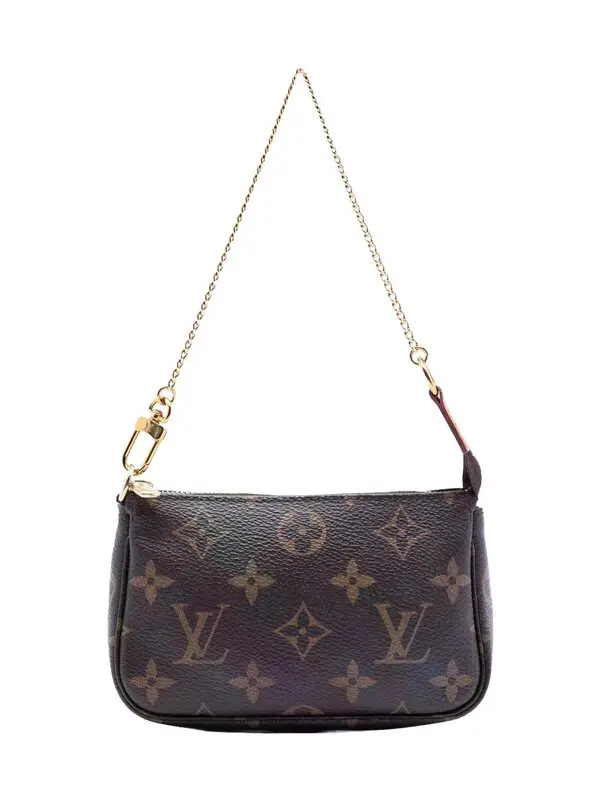 LOUIS VUITTON 2020 Monogram Mini Pochette Accessoires - Brown