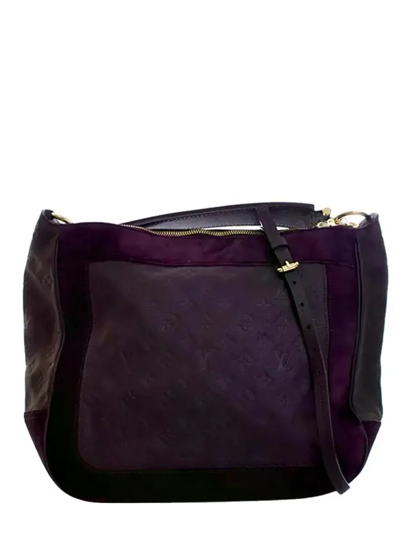 LOUIS VUITTON 2011 Monogram Empreinte Audacieuse Mm Satchel - Purple