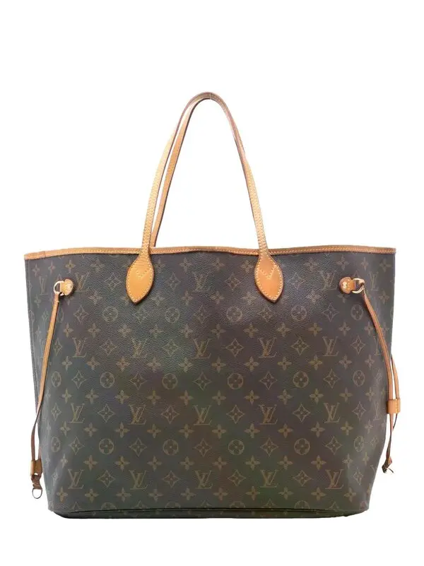 LOUIS VUITTON 2008 Monogram Neverfull Gm Tote Bag - Brown