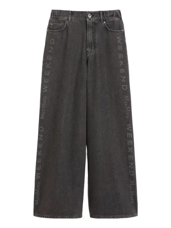 Max Mara Authentic Cotton Denim Jeans - Black