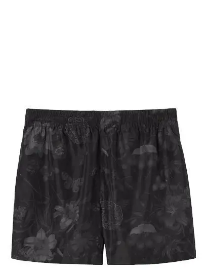 Gucci Printed Nylon Swim Shorts - Black