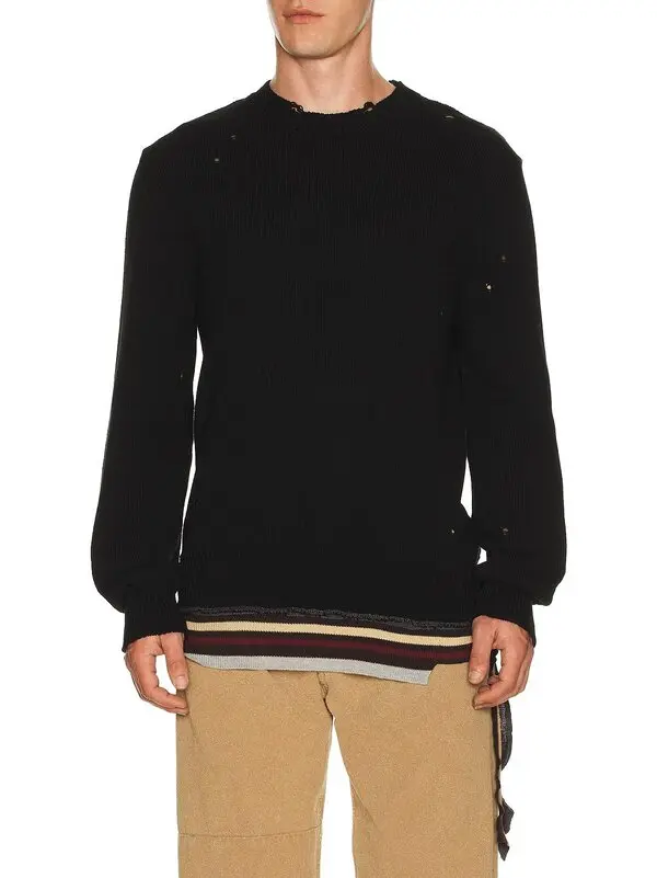 MAISON MARGIELA Sweater - Black Multicolor