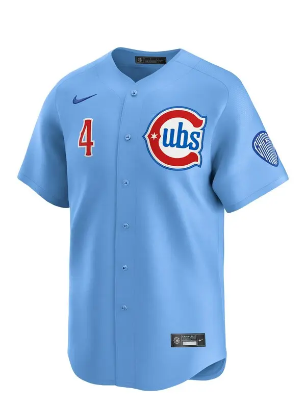 Nike Pete Crow-armstrong Chicago Cubs Dri-fit Mlb Limited Jersey - Blue