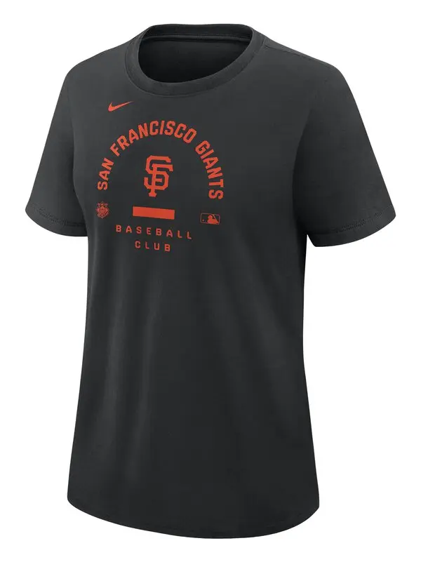 Nike San Francisco Giants Authentic Collection Early Work Mlb T-shirt - Black