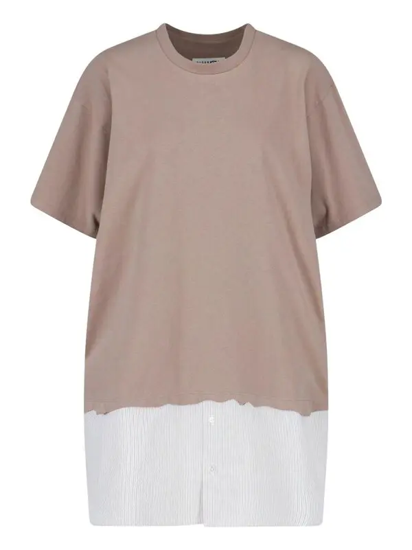 MAISON MARGIELA T-shirt Dress - Beige