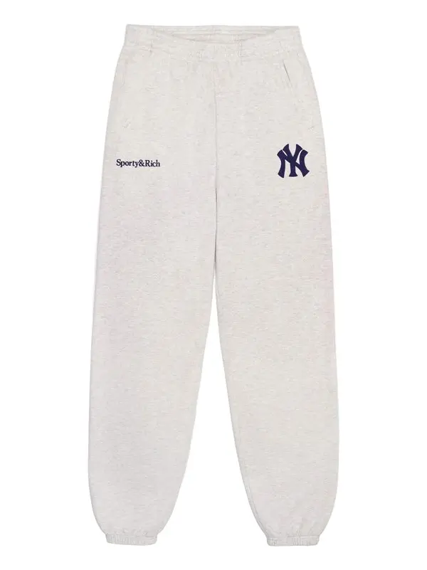 SPORTY & RICH Heritage Yankees Sweatpants - Grey