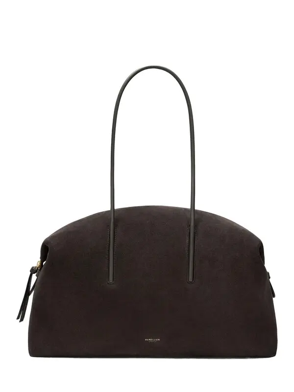 DEMELLIER Stockholm Bowling Bag - Dark Chocolate