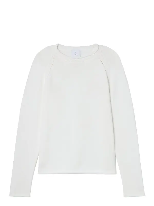GWYN Brooke Sweater - Optic White