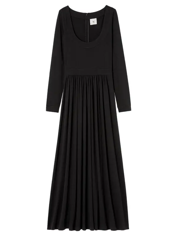 GWYN Jersey Maxi Dress - Black