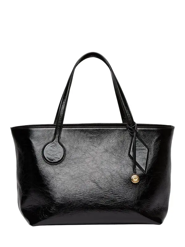 LIFFNER Large Sprout Tote - Black Gold Charm