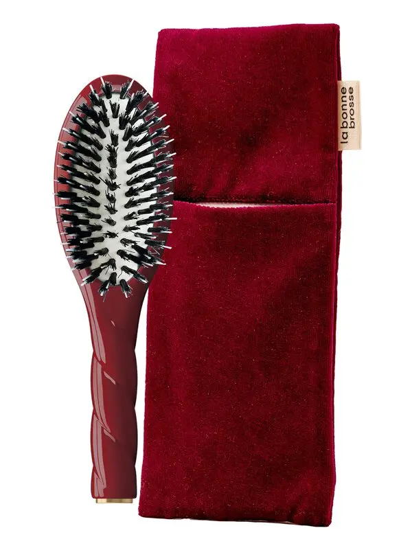 LA BONNE BROSSE N.02 The Petite Care And Detangling Brush With Pouch - One-color
