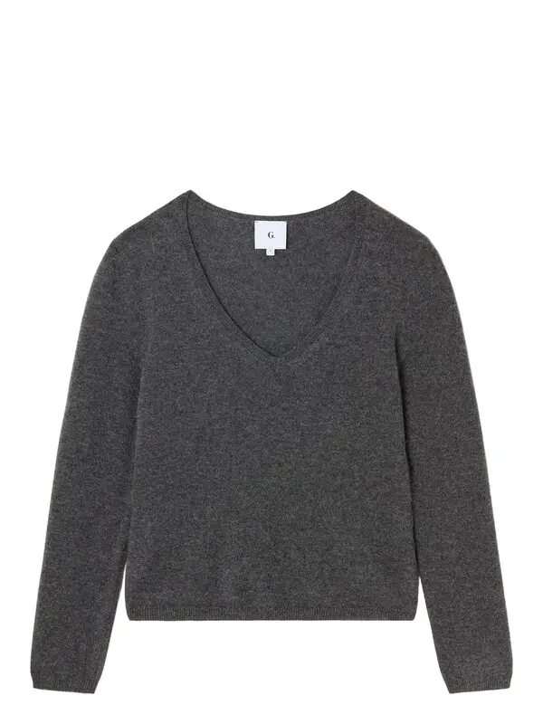 GWYN Greer Cashmere Sweater - Storm Gray