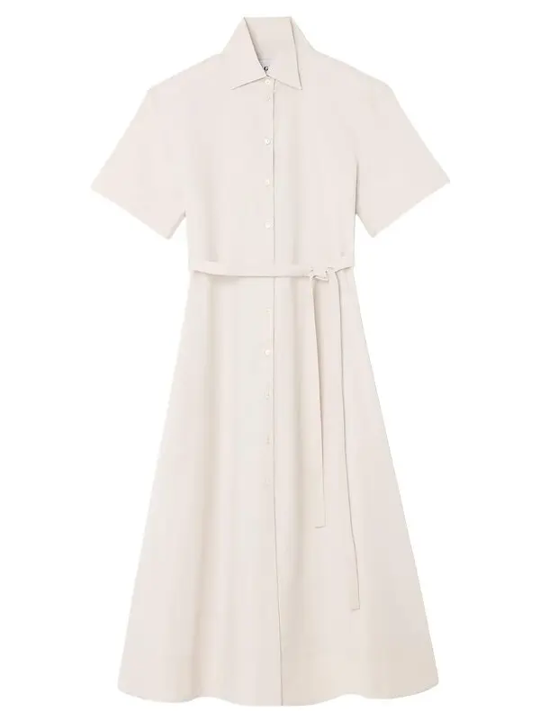 GWYN Harper Shirtdress - Fog