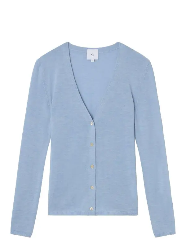 GWYN Sadie Cardigan - Light Blue