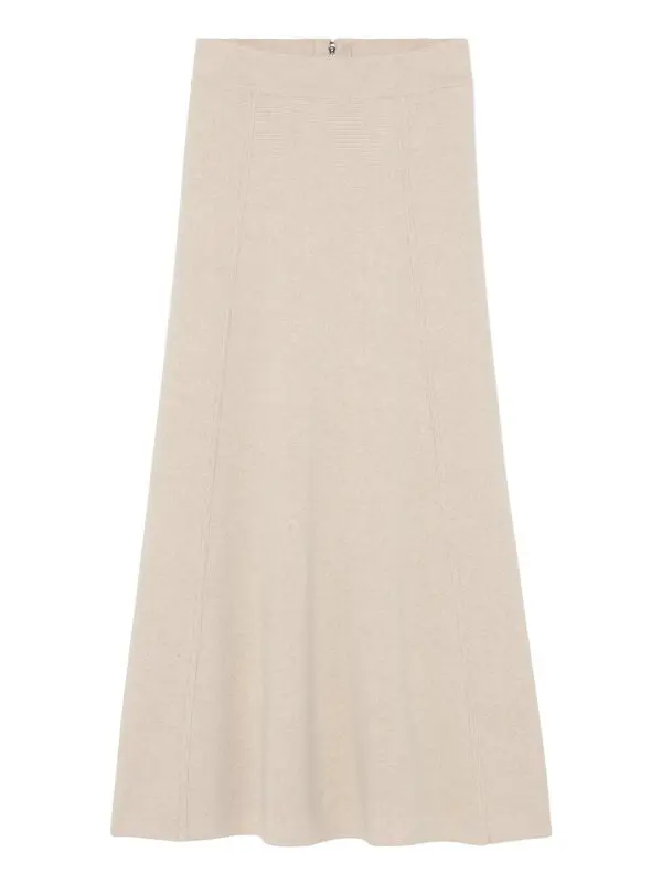 GWYN The Seek Knit Skirt - Oat