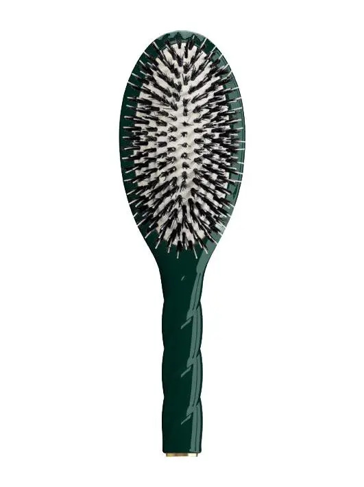 LA BONNE BROSSE The Care & Detangling Hairbrush - Emerald Green