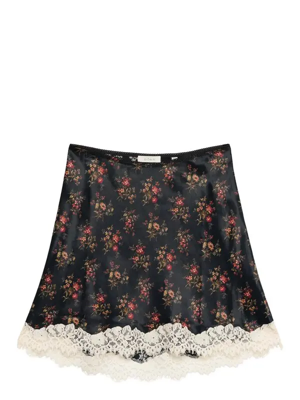 DÔEN Floral Mini Skirt - Fleur Du Palais