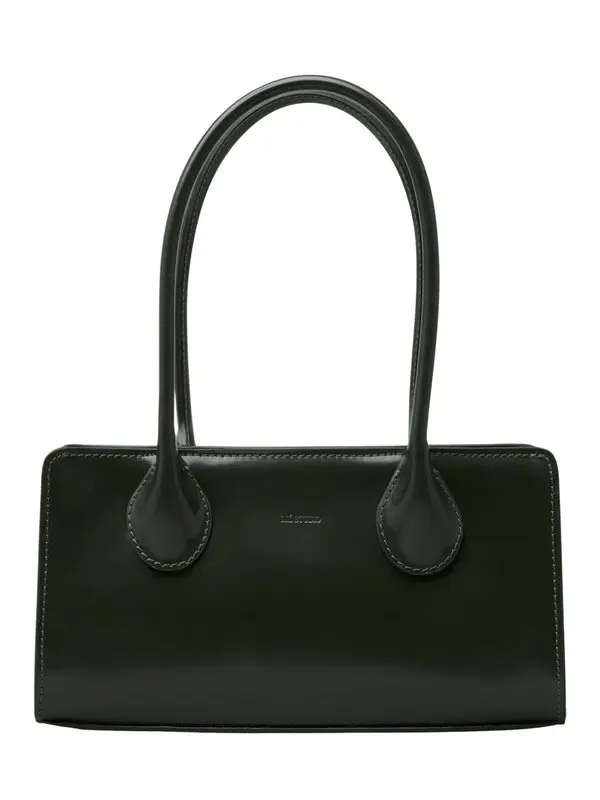 Lié Studio The Lou Bag - Olive Green Patent Leather
