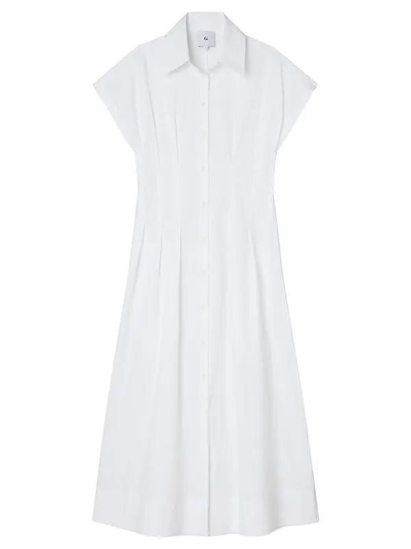 GWYN Amanda Shirt Dress - Off White