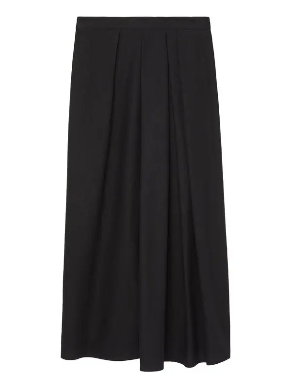 GWYN Payne Sarong Pencil Skirt - Black